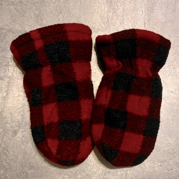 Accessories | Infant Or Young Toddler Red And Black Buffalo Plaid Faux ...